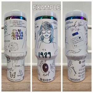 Custom Laser Engraved Rainbow Chrome 40oz Tumbler - Etsy