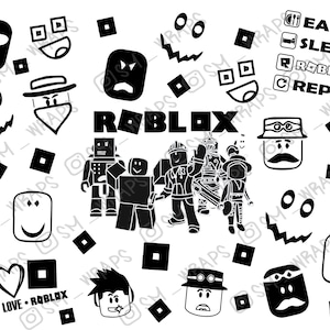 Roblox Full Wrap for Tumblers - Etsy