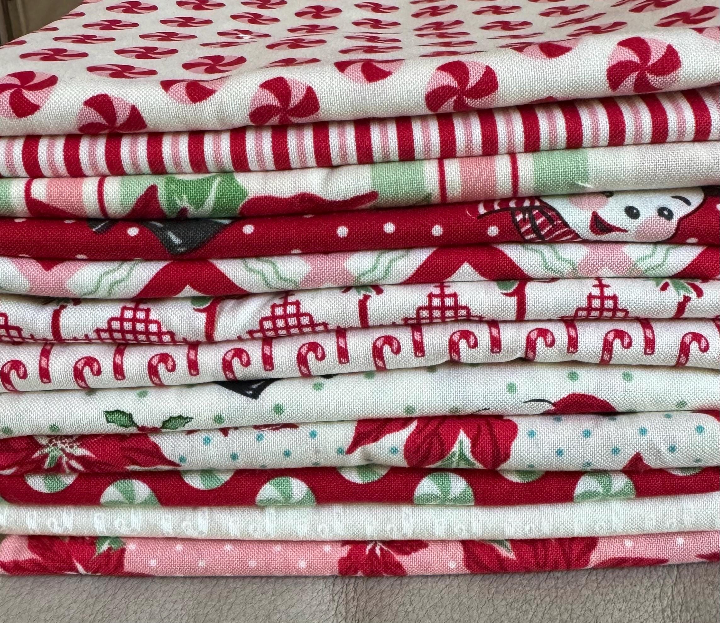 SWELL CHRISTMAS by Urban Chiks, Moda Fabric. 13 One Half Yard Cuts of ...