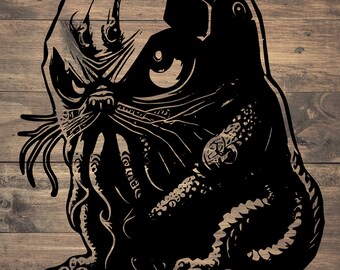 Cthulhu Coffee Design! - Digital PNG SVG - Decal Printable for Mugs ...
