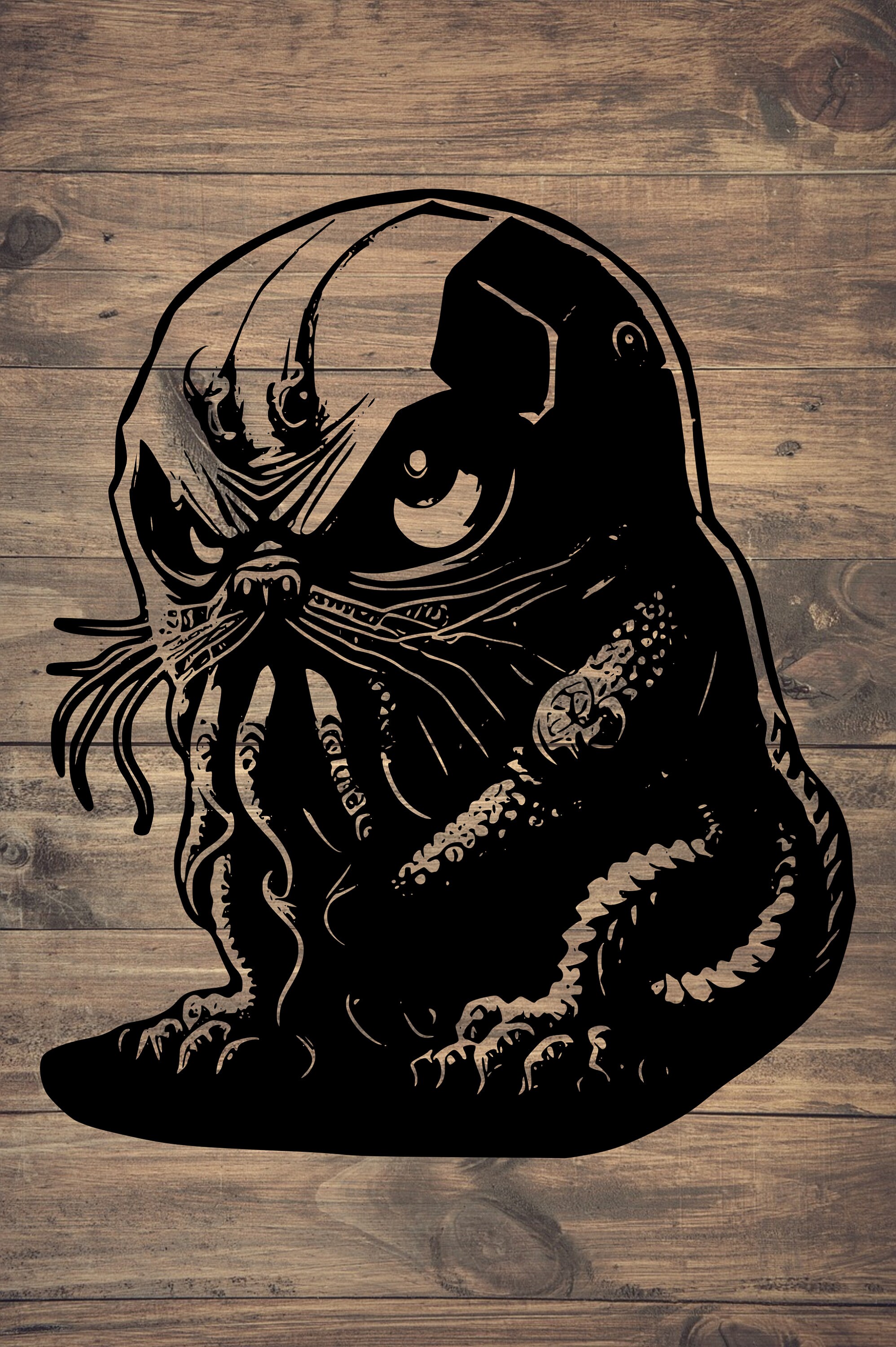 Cthulhu Cat Decal - PNG SVG - Etsy