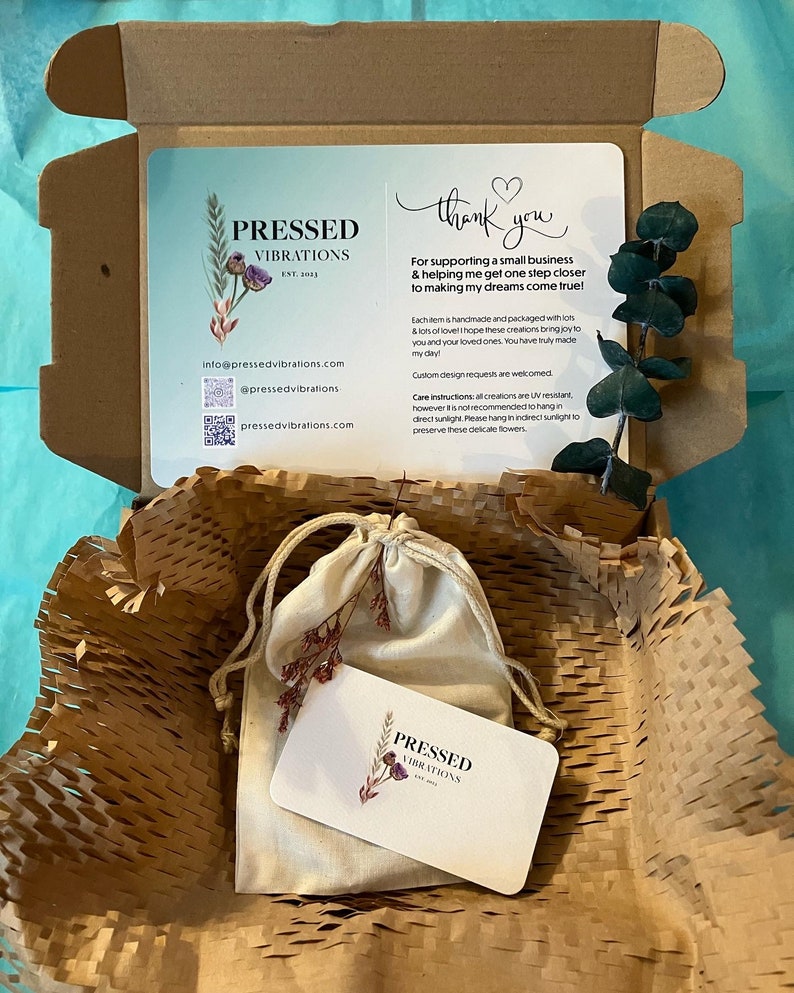 Handmade Real Dried Flower Blank Greeting Cards for All Occasions ...