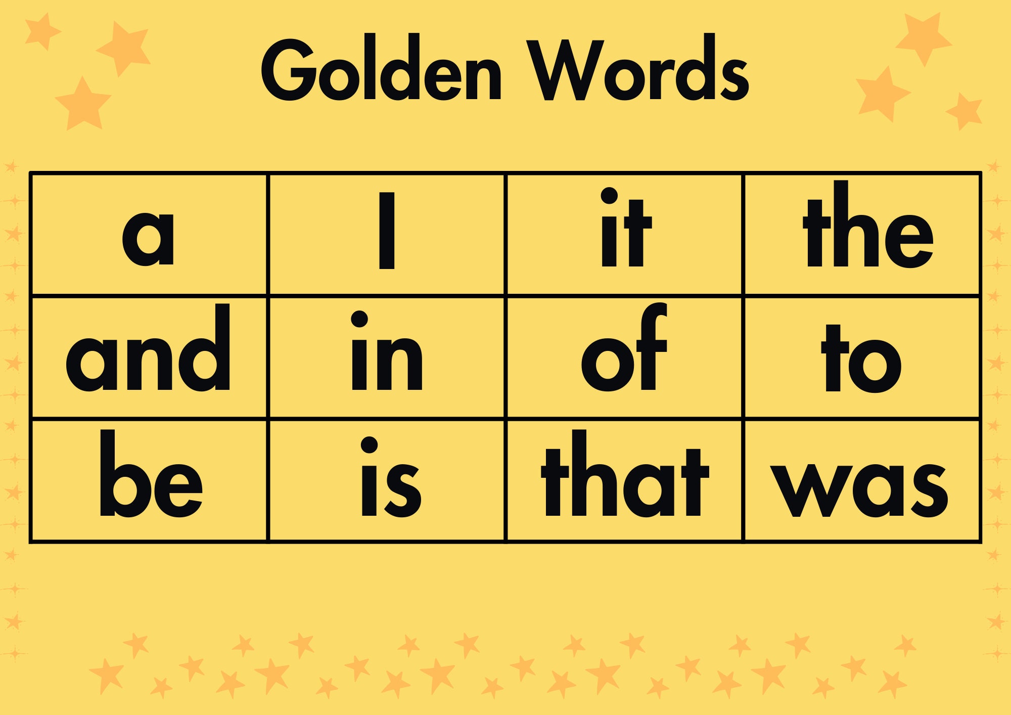 Magic 100 Sight Words - Etsy