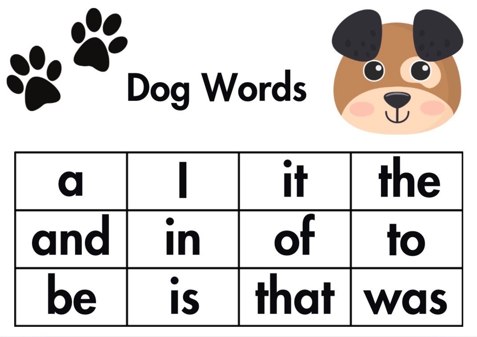 Animal Themed Sight Words - Etsy