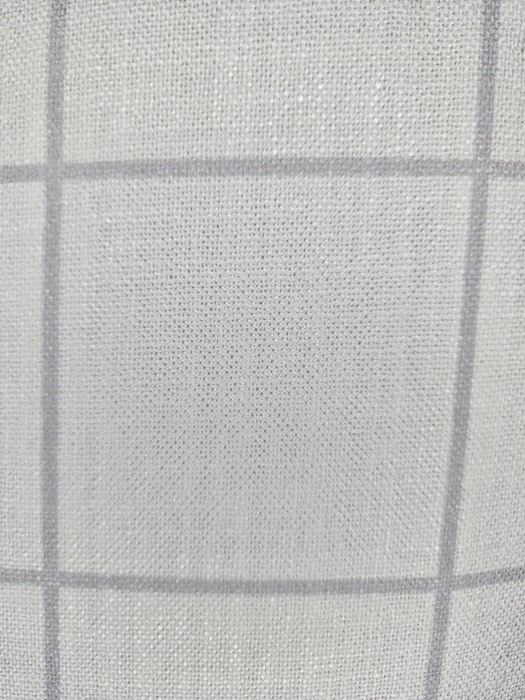 Stripe Fabric – White With Subtle Grey Box Pattern (58" Width) - Etsy