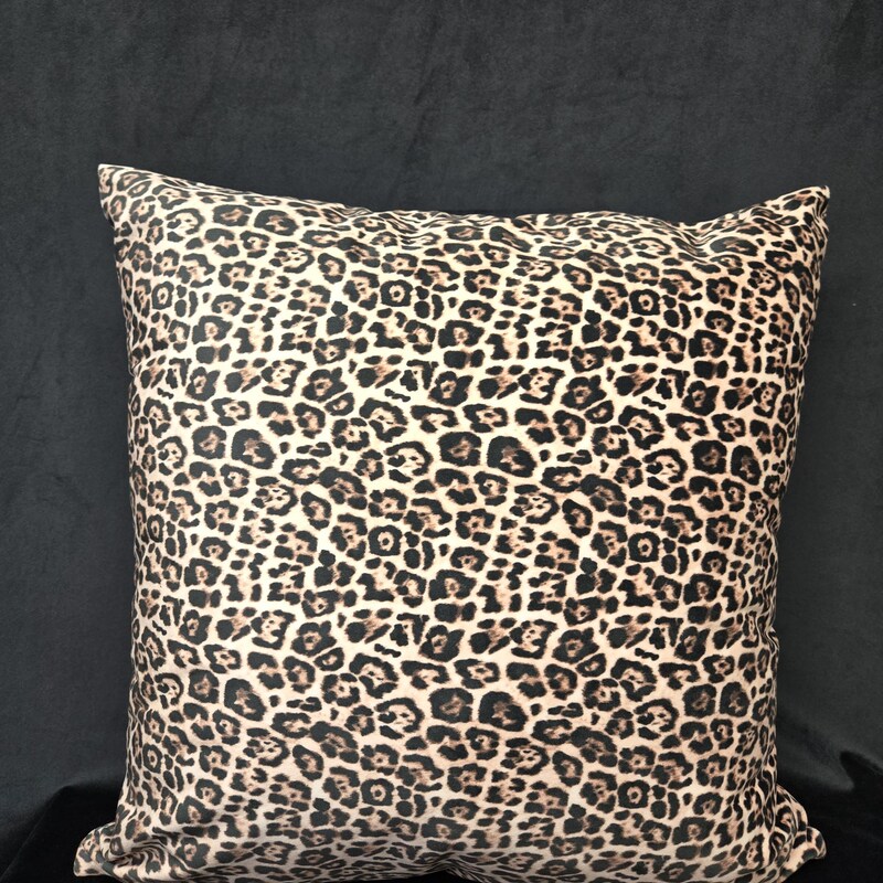 Leopard Print Pillow - Etsy