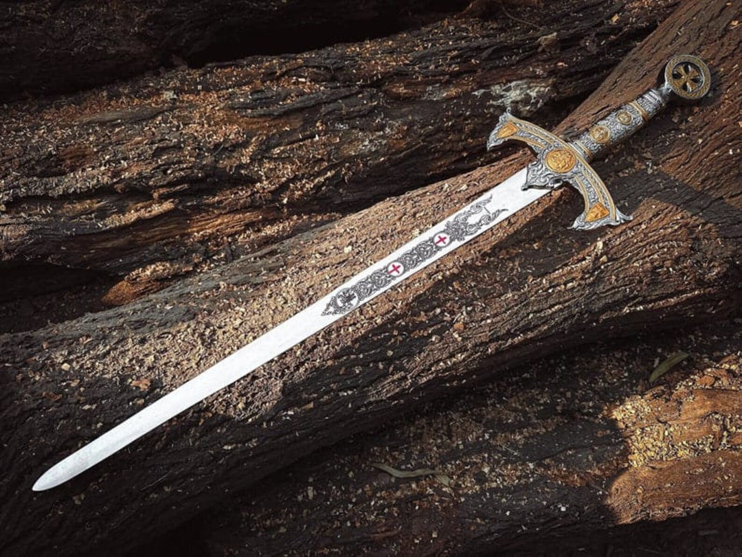 Custom Handmade Stainless Steel Viking Sword With Runes - Etsy
