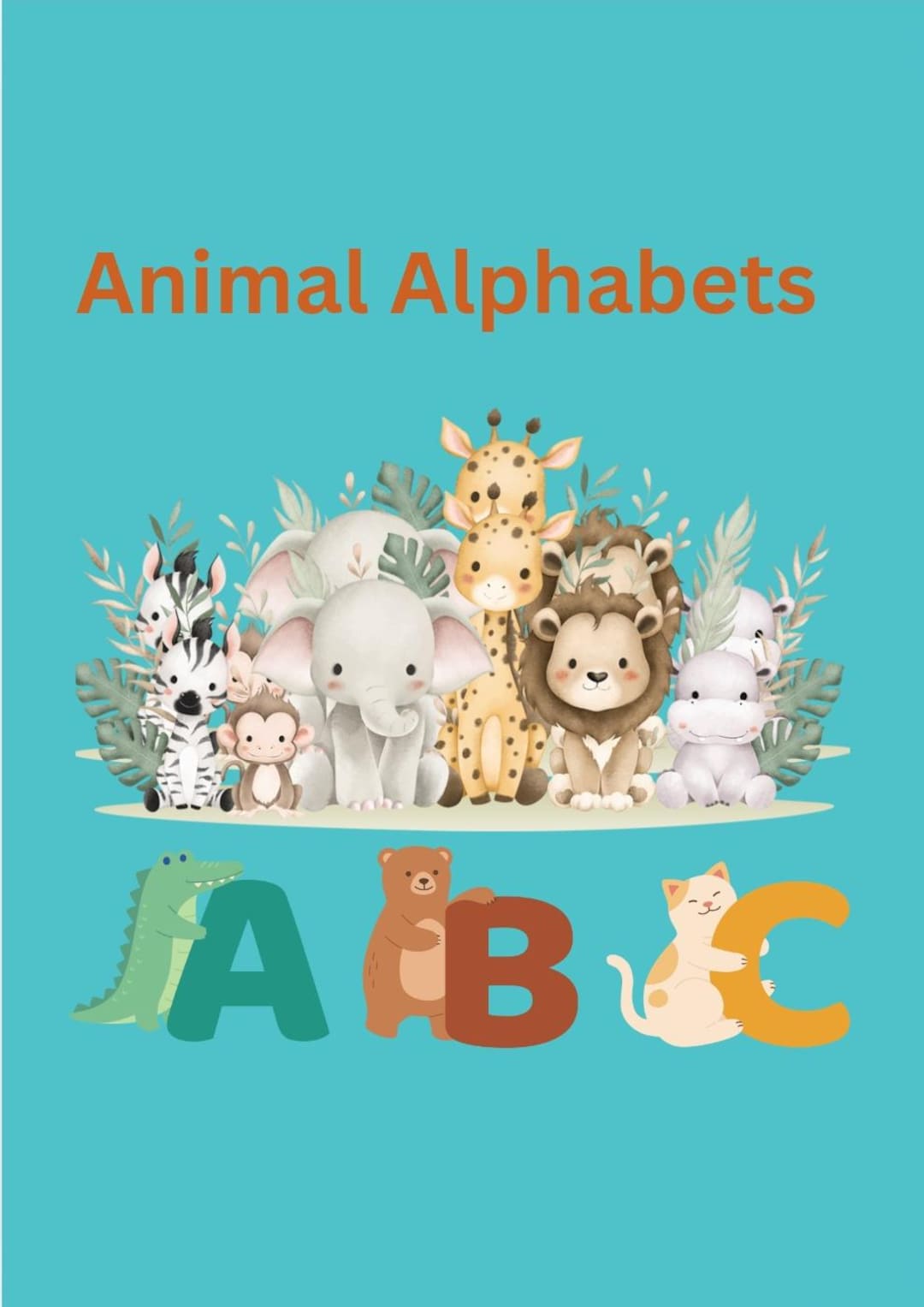 Animal Alphabet Colouring Book - Etsy