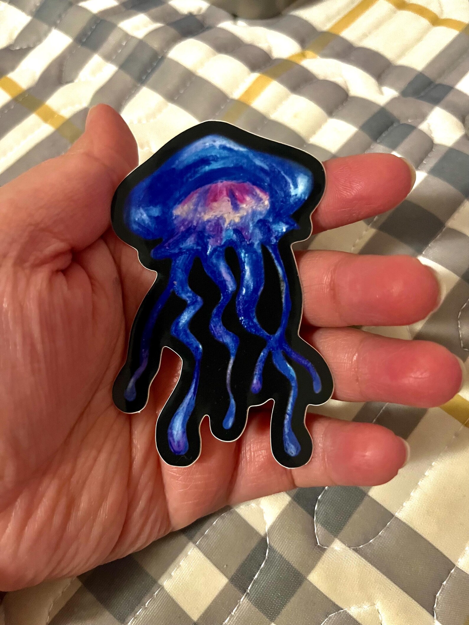 Jellyfish Sticker Ocean Vinyl Decal for Laptops, Water Bottles, Phones ...