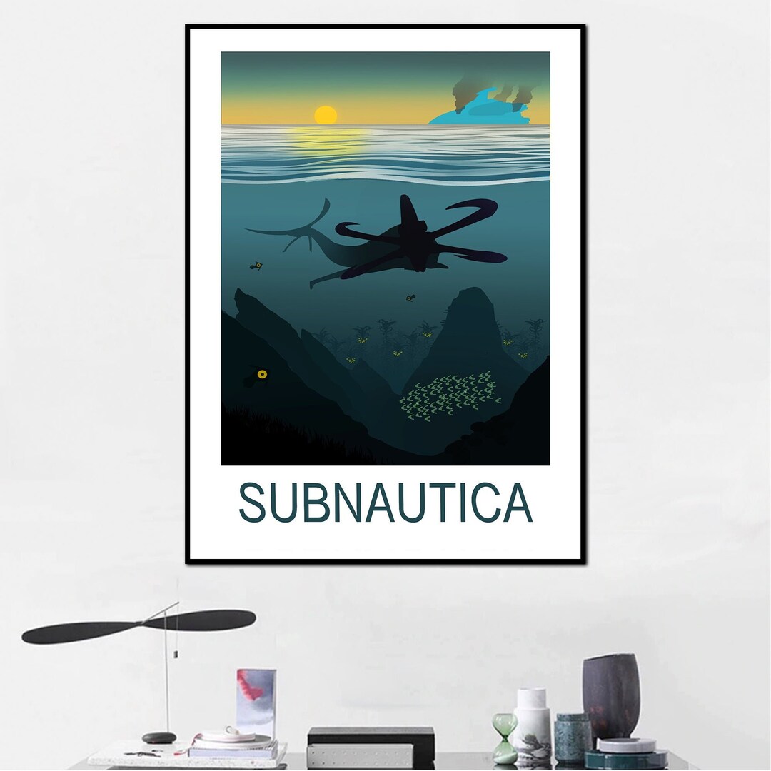 Subnautica Poster Print Game Print Art Canvas Movie Poster - Etsy