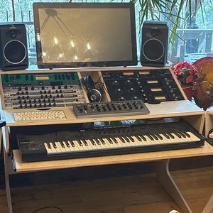 Trinity Desk Designs Recording Studio Desk 2 8 Space Rack Bays - Etsy