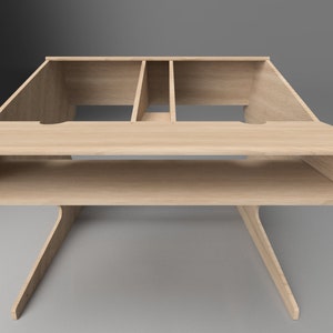 2 X 12 Space Hybrid Two Bay DAW Desk for Music Recording and Production ...