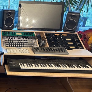 Trinity Desk Designs Recording Studio Desk 2 8 Space Rack Bays - Etsy