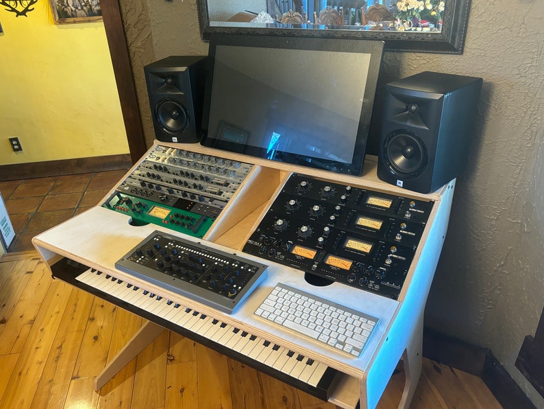 Trinity Desk Designs Recording Studio Desk 2 8 Space Rack Bays - Etsy