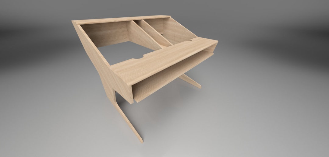 2 X 12 Space Hybrid Two Bay DAW Desk for Music Recording and Production ...