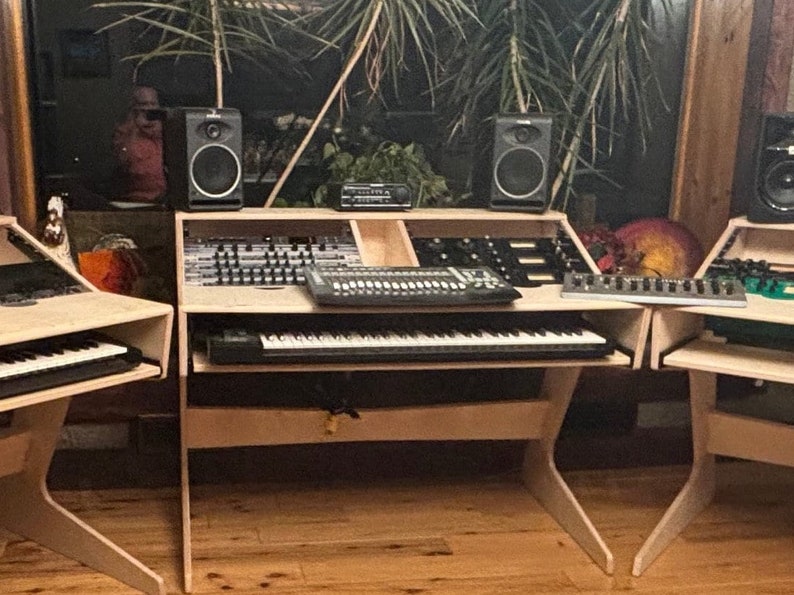 Trinity Desk Designs Recording Studio Desk 2 8 Space Rack Bays - Etsy