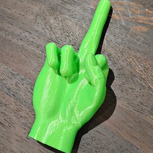 Extreamly Rude Middle Finger Stand Alone Piss off Gift. - Etsy