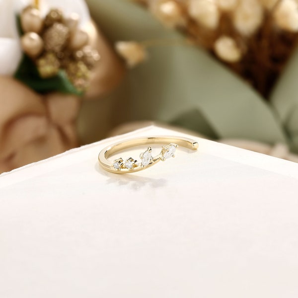 Ethereal Engagement Ring - Etsy