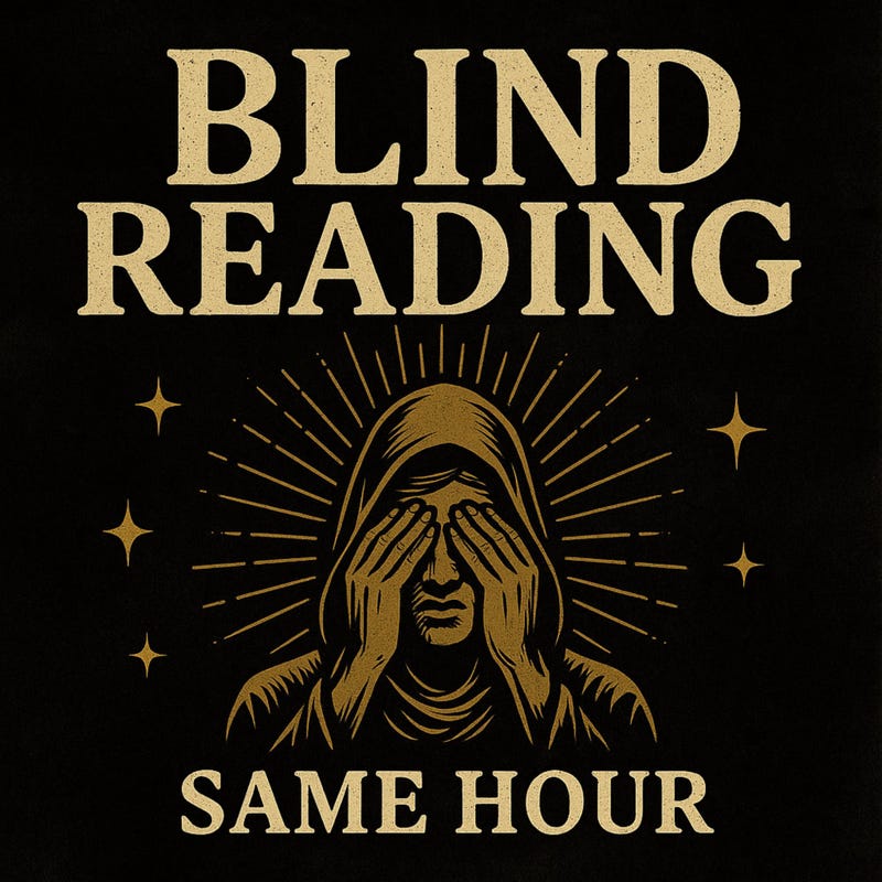Amanda Bury Blind Reading - Etsy
