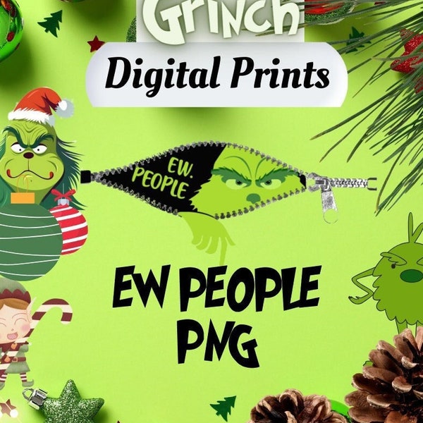 Grinch Ew Fabric - Etsy