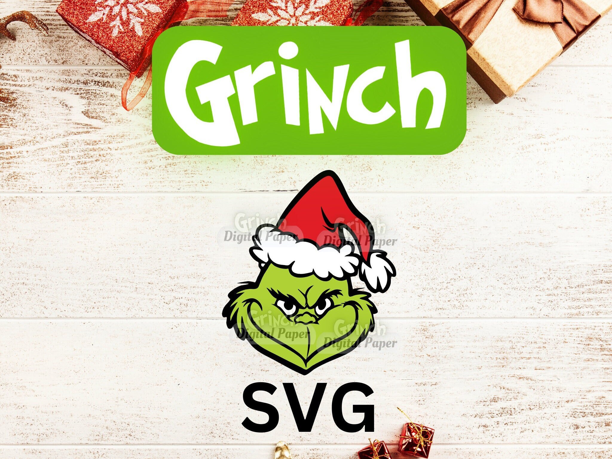 Grinch SVG Grinch Prints for Cutouts Christmas Seamless - Etsy