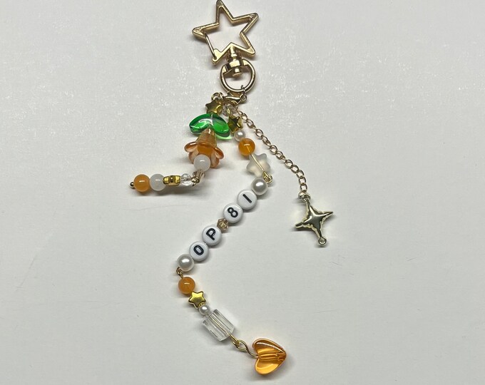 Oscar Piastri “OP81” Inspired Handmade Beaded Keychain - Etsy