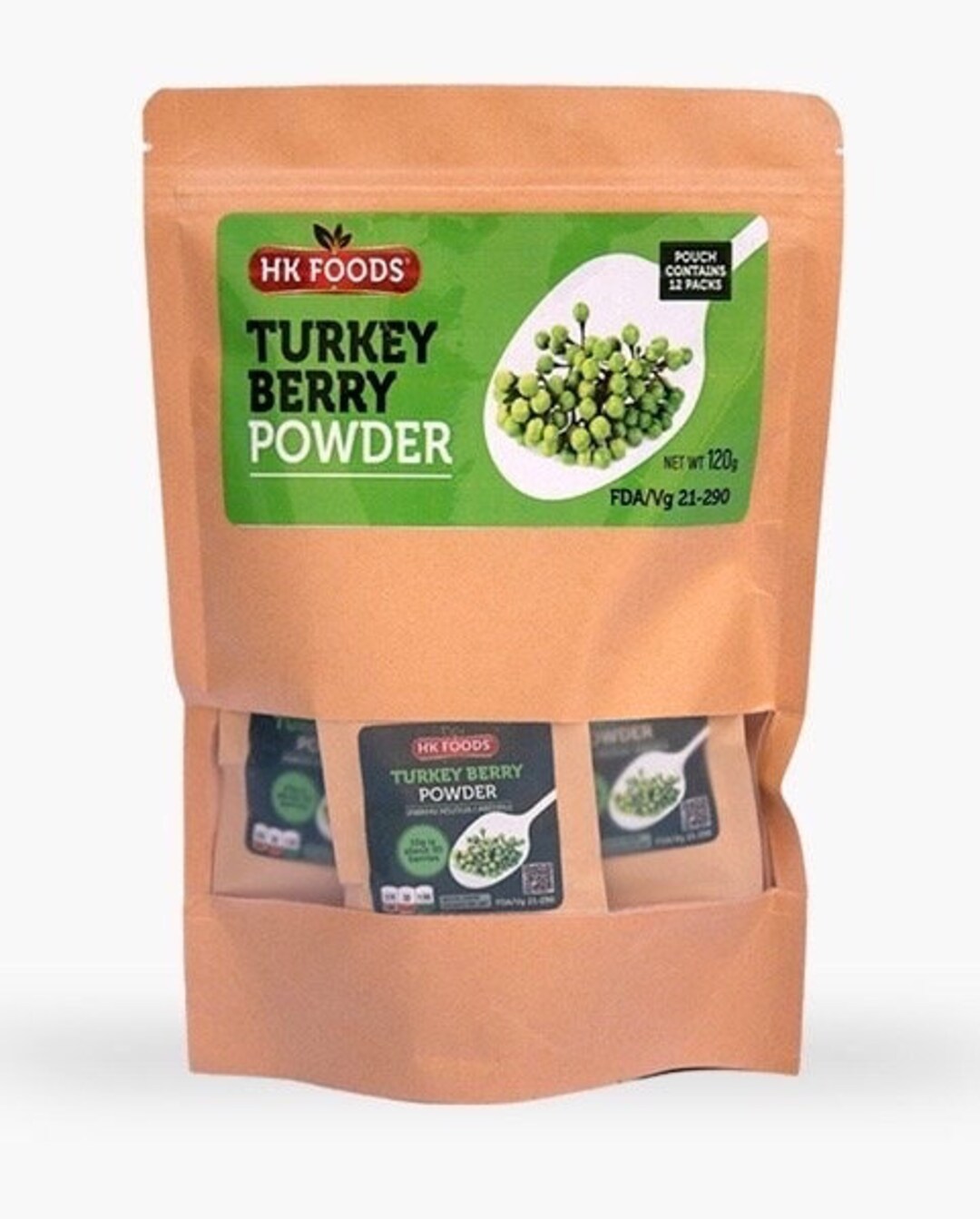 HK FOODS Turkey Berry Powder (120g) 12 Pocket Size in One Big Pouch - Etsy