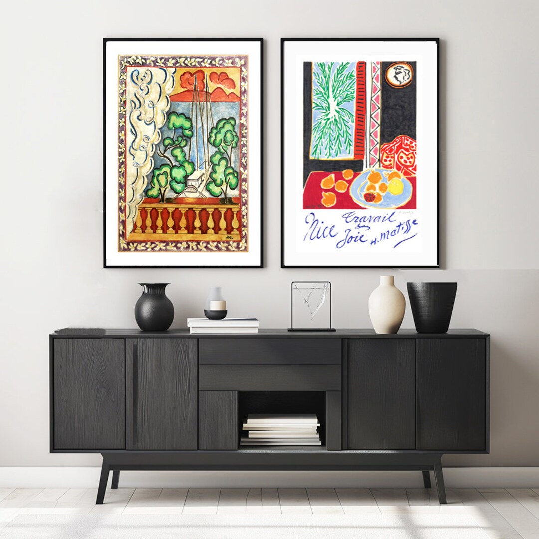 Set of 2 Henri Matisse Collection, Window in Tahiti and Nice Print ...