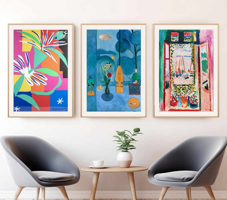 Henri Matisse Print Set: Palm Trees, Blue Window (digital Download) - Etsy
