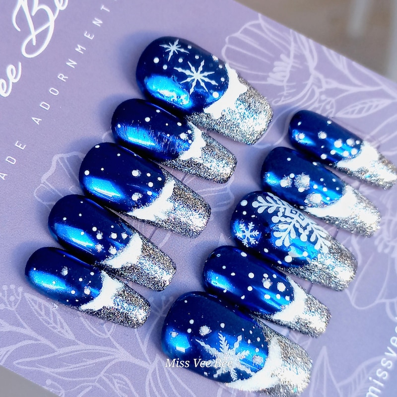 Wide False Nails - Etsy