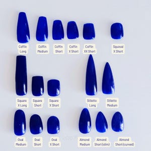 Sizing Kit Press-on Nails | Custom Made, Glue On, Handmade Soft Gel ...