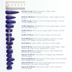 Sizing Kit Press-on Nails | Custom Made, Glue On, Handmade Soft Gel ...