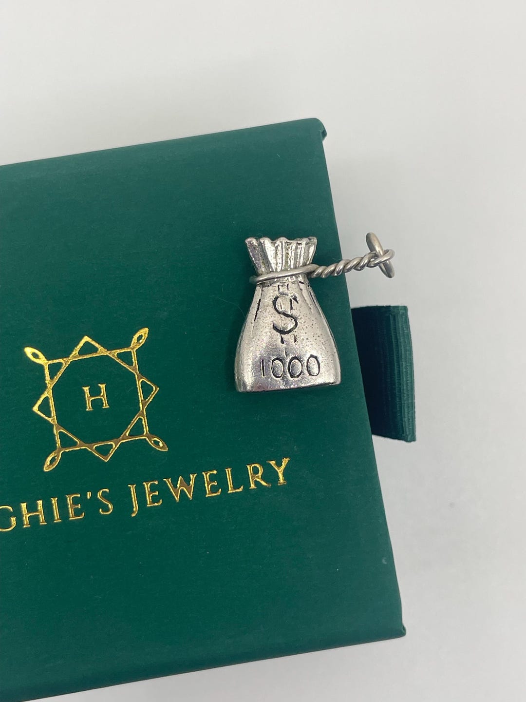 Wells Vintage Sterling Silver Money Bag Charm 4.73g .62 In - Etsy