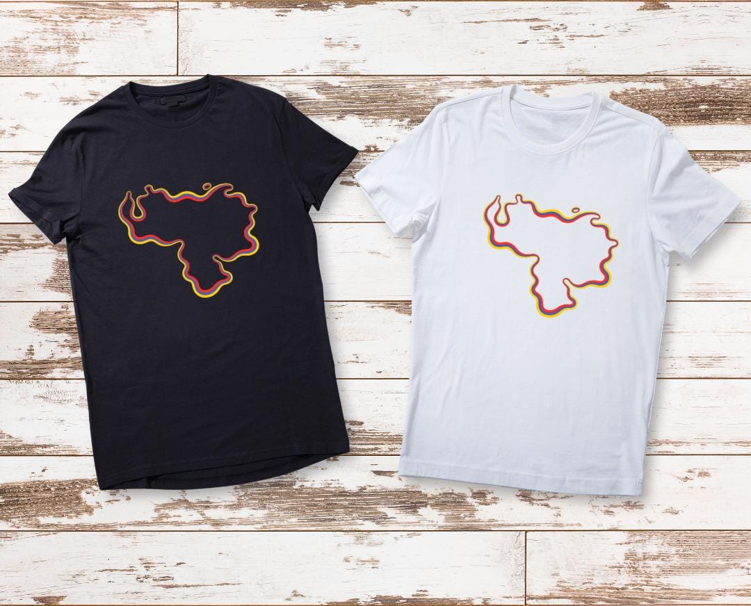 Venezuela T-shirt, Unisex White Short-sleeved T-shirt, Freedom T-shirt ...