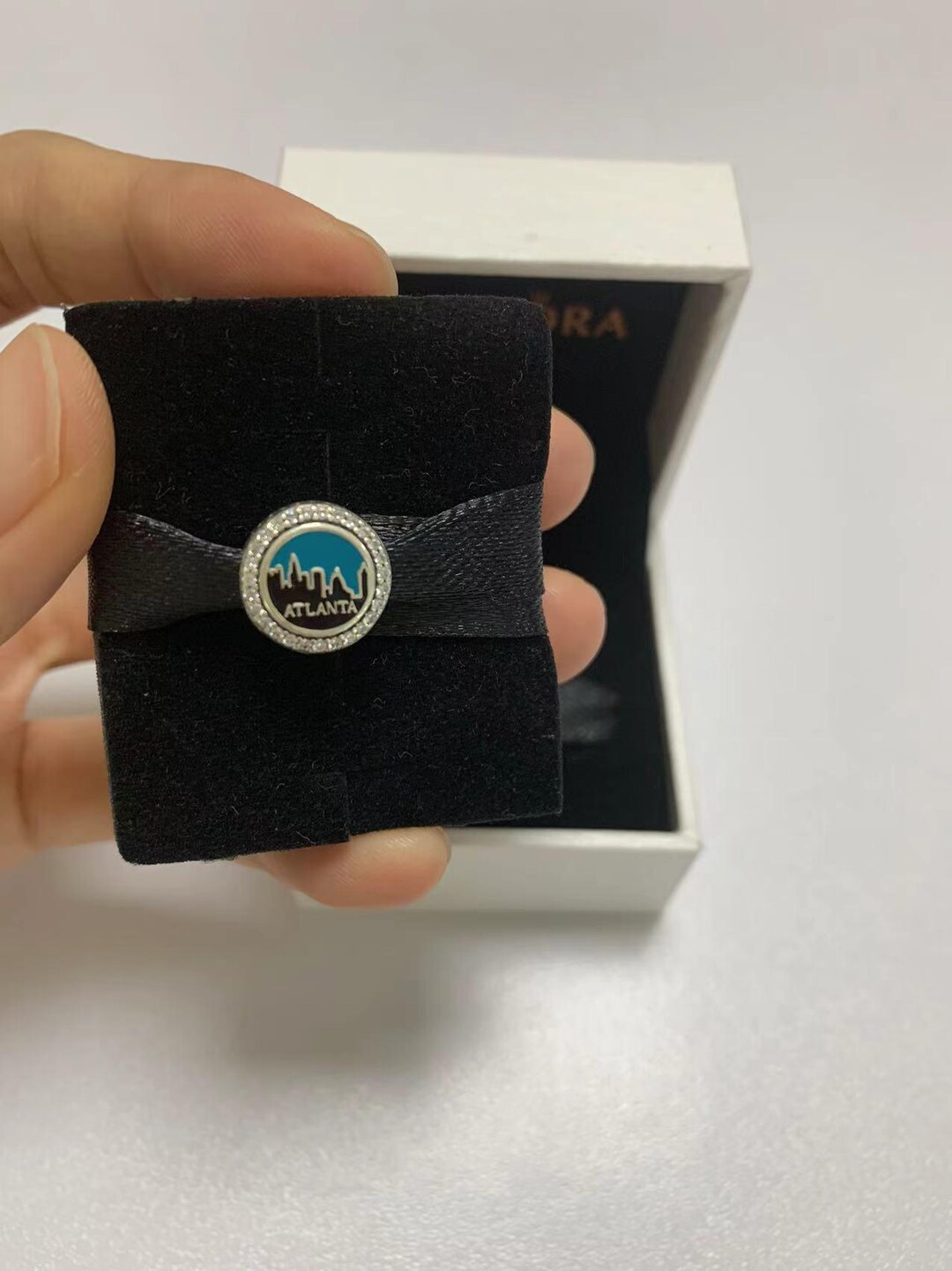 Pandora Atlanta Flag Exclusive Charm Pendant,s925 Sterling Silver ...
