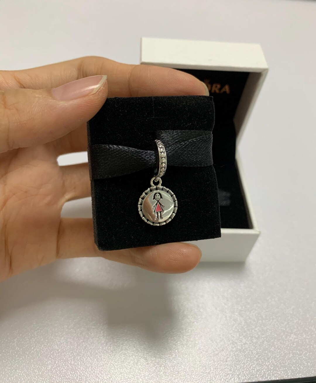 Pandora Mom Stick Figure Exclusive Charm Pendant ,S925 Sterling Silver ...