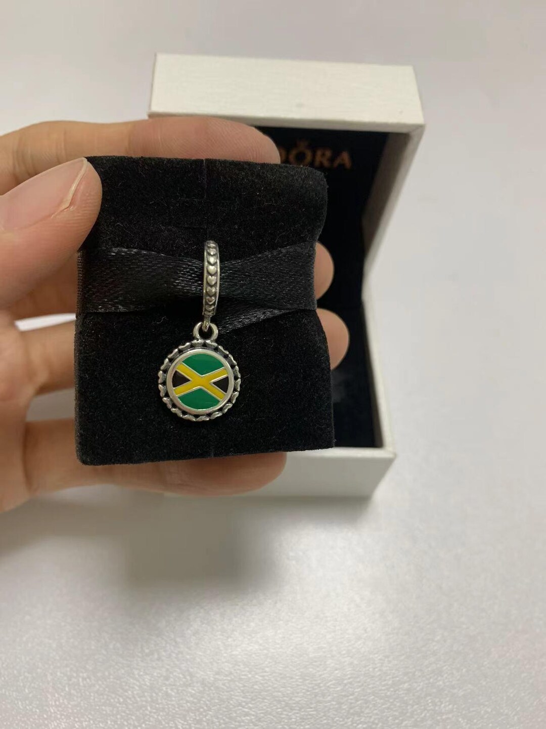 Pandora Jamaica Flag Exclusive Travel Charm Pendant,s925 Sterling ...