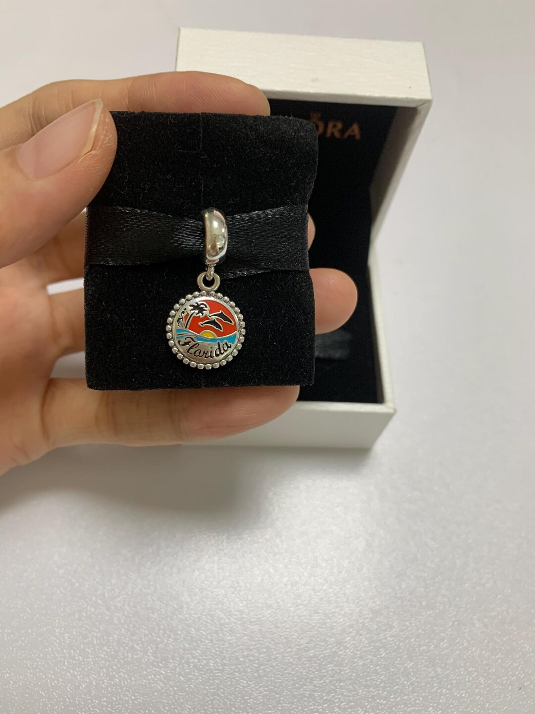 Pandora Florida Beach Exclusive Charm Pendant ,S925 Sterling Silver ...