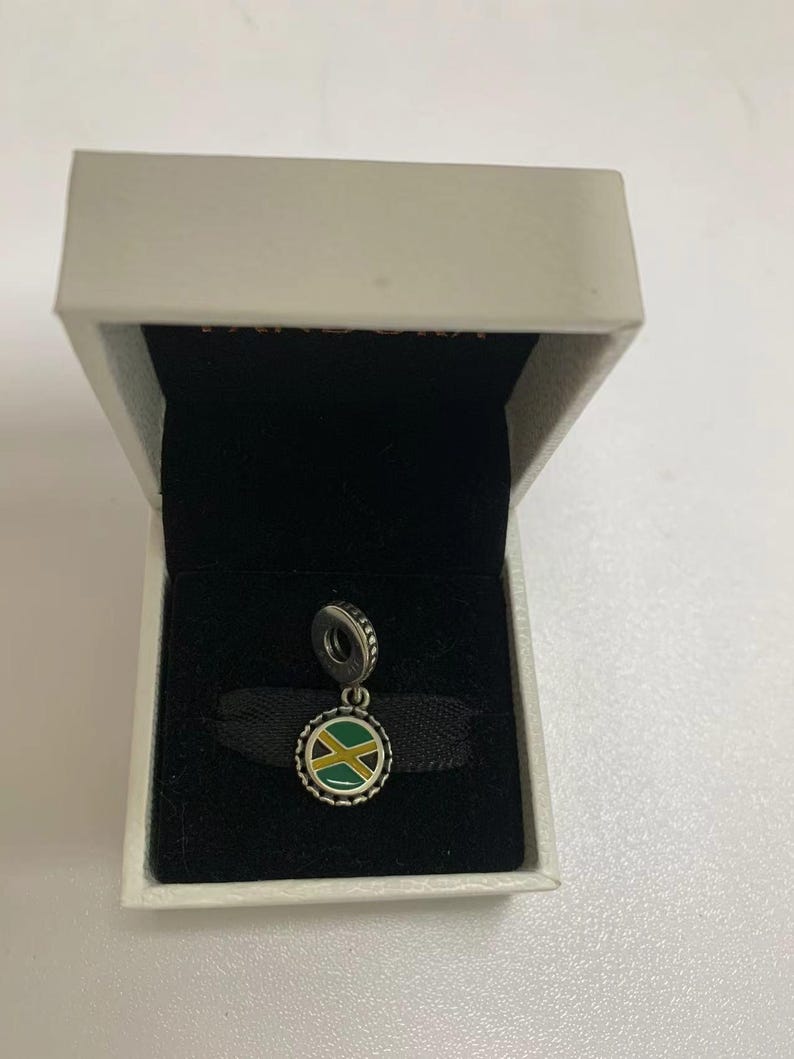 Pandora Jamaica Flag Exclusive Travel Charm Pendant,s925 Sterling ...