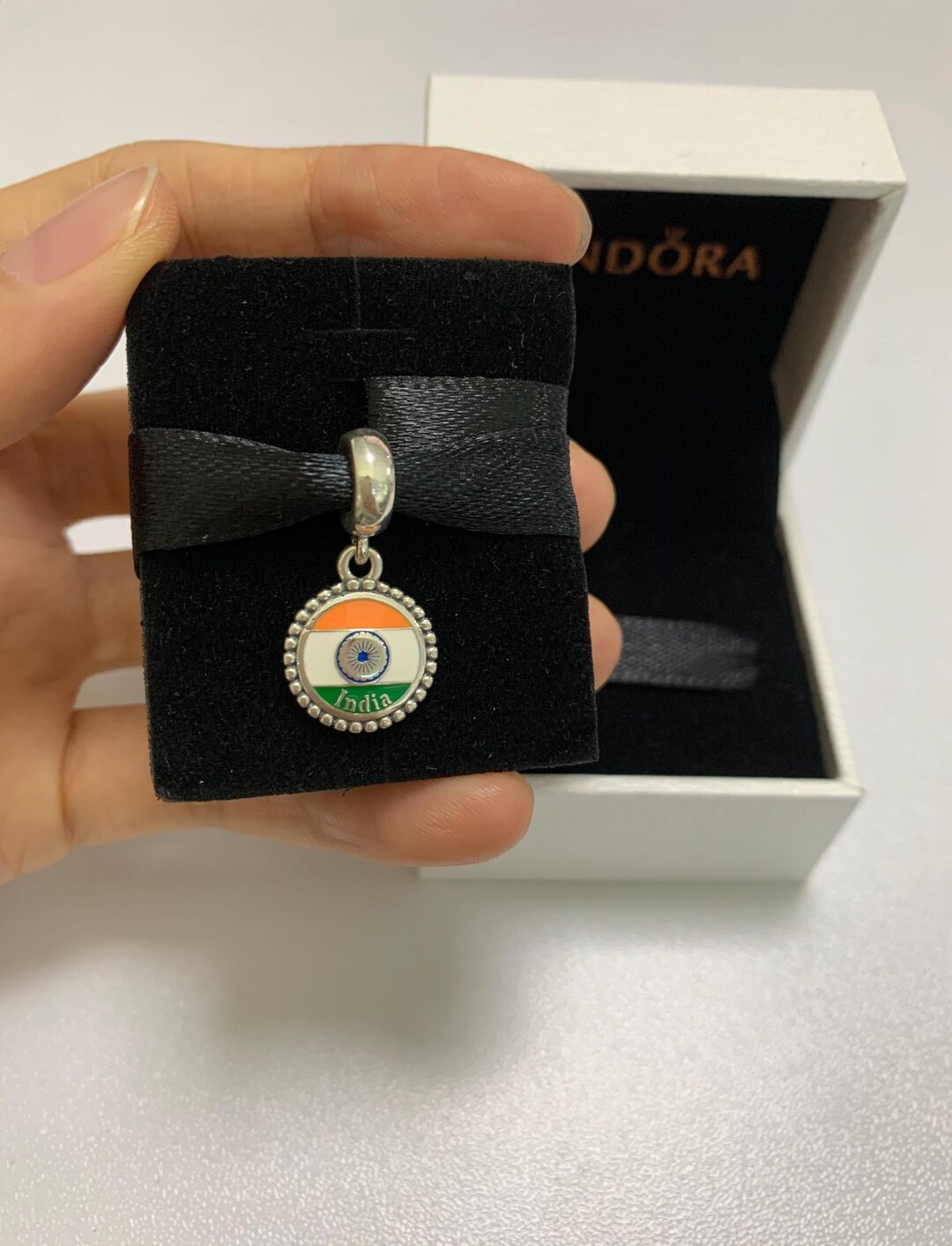 Pandora India Flag Exclusive Charm Pendant,s925 Sterling Silver Jewelry ...