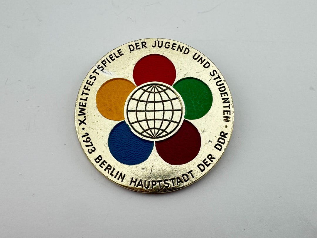 Vintage GDR Pin. X World Festival of Youth and Students 1973. - Etsy
