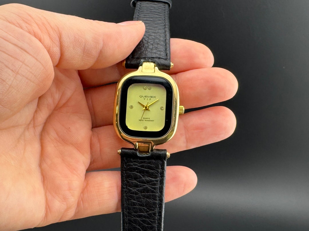Vintage Wrist Watch QUEMEX Vip Women's Quartz - Etsy
