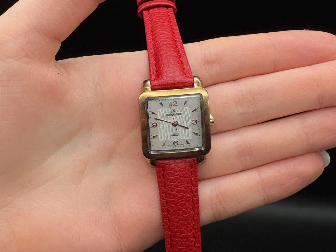 Vintage Wrist Watch Romanson Adel Women's Quartz. Swiss - Etsy