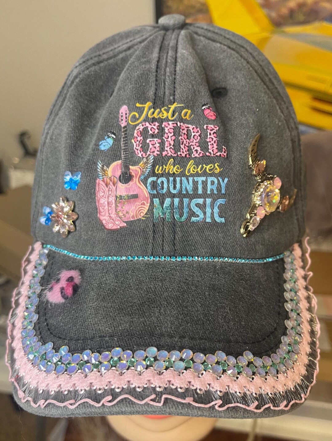 Bling Cowgirl Base Hat - Etsy