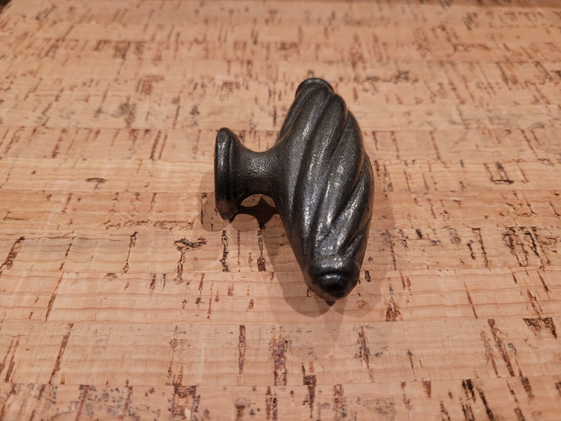 Vintage Cast Iron Knobs for Furniture and Cabinets-2 Different Designs ...
