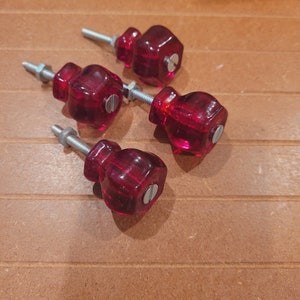 Depression Glass Cabinet Knobs - Etsy