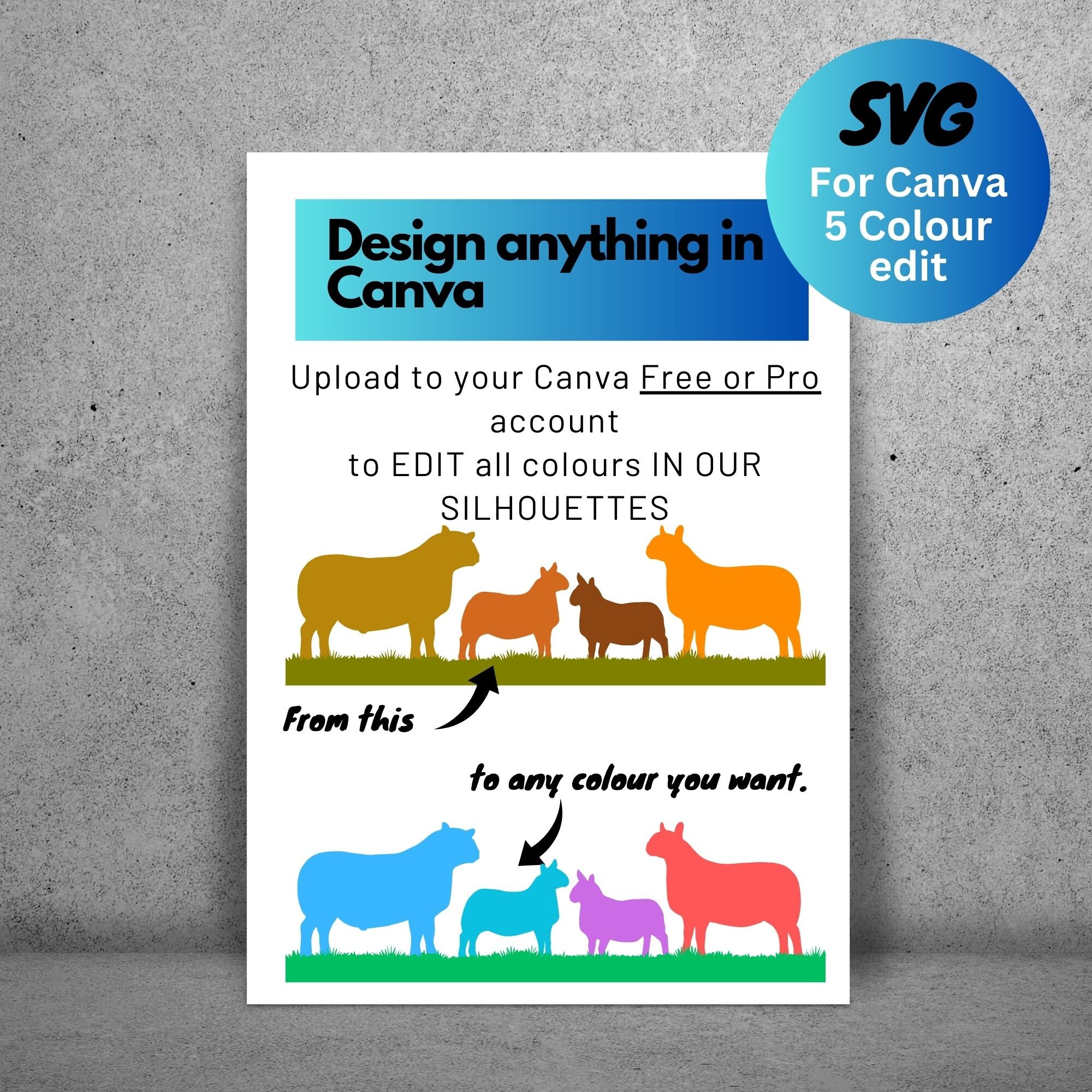 Cheviot Sheep Silhouette | SVG | PNG - Etsy