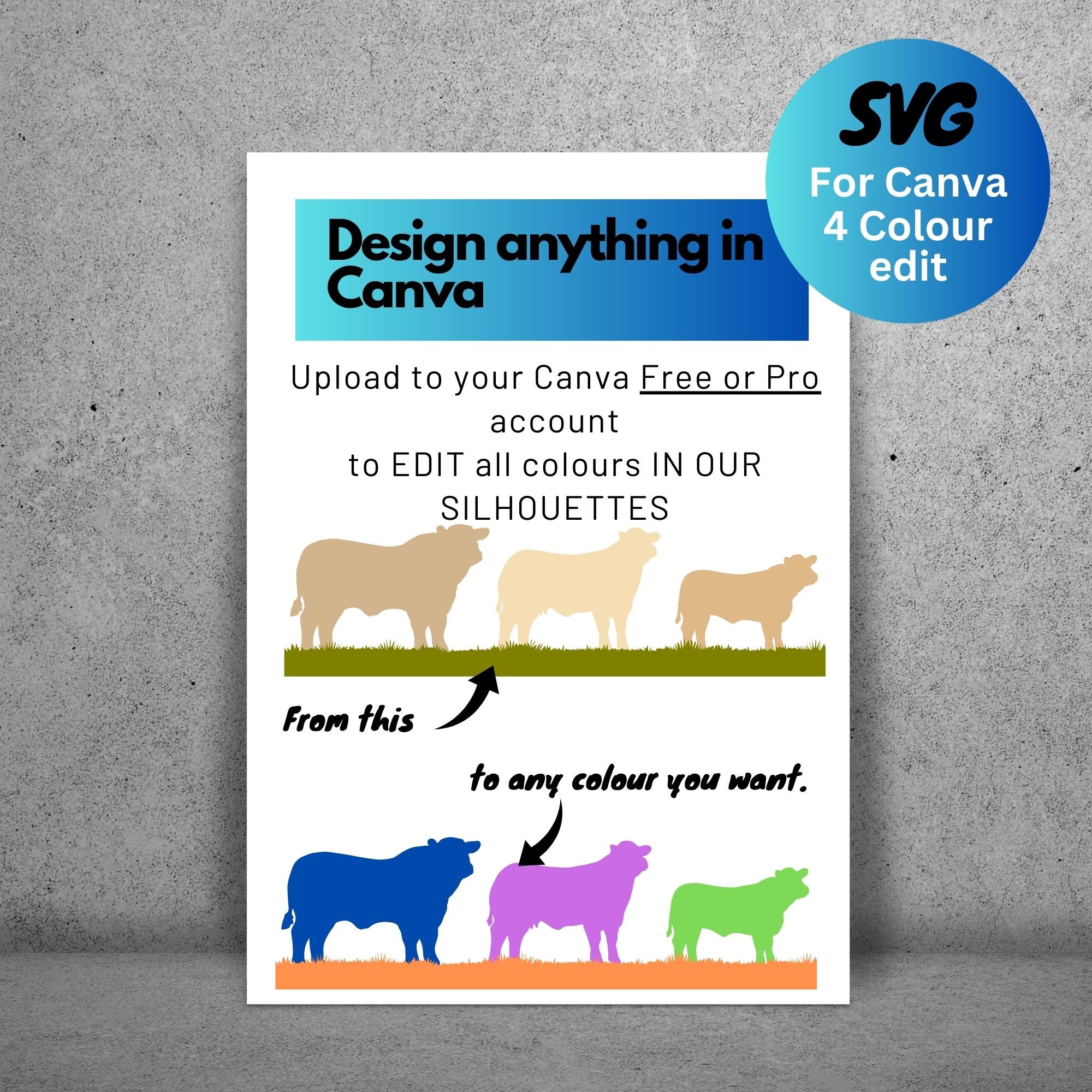 Silueta de carne Charolais / SVG / PNG - Etsy México