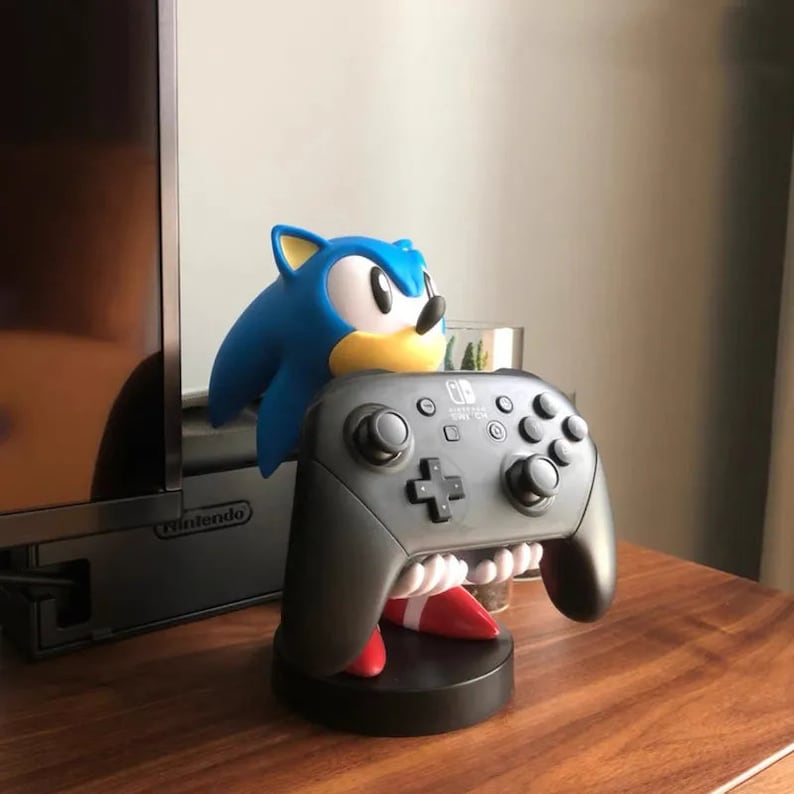 3D Printed Sonic the Hedgehog Gamepad Joystick Controller - Etsy