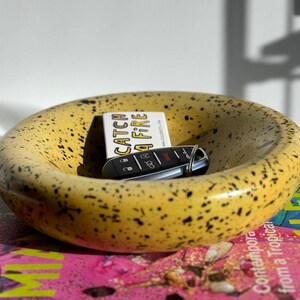 Chunky Bubble Plate, Handmade Ceramic Decorative Plate Vase, Coffee ...